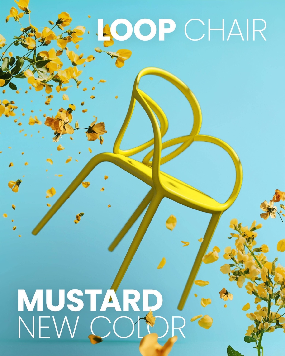 루프 체어 라일락 Loop Chair Lilac - qeeboo 퀴부 한국공식독점수입원