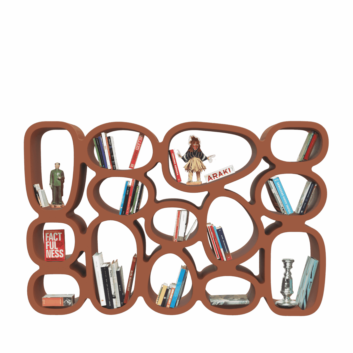 코이부치 북케이스 테라코타 Koibuchi Bookcase Terracotta - qeeboo 퀴부 한국공식독점수입원