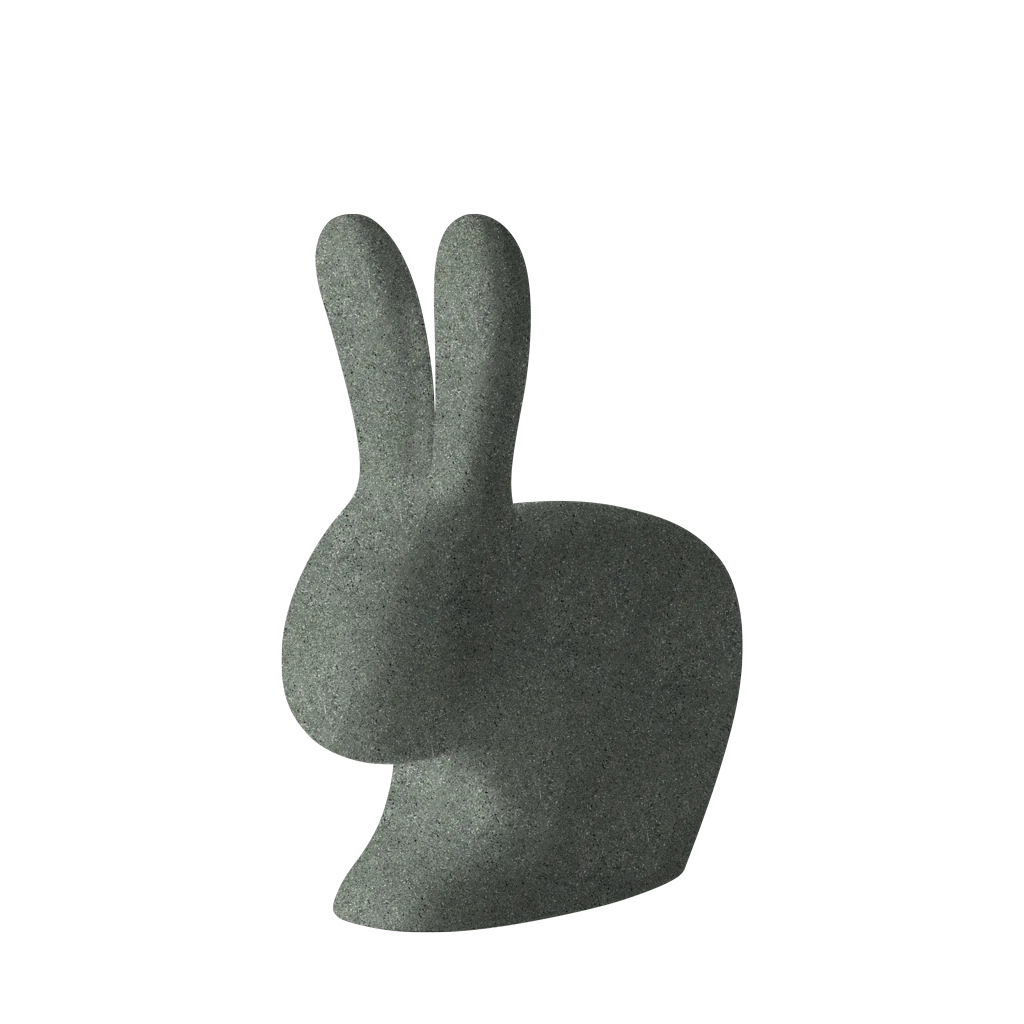 래빗 체어 라지 믹스 그레이 Rabbit Chair Large Mix Grey - qeeboo 퀴부 한국공식독점수입원